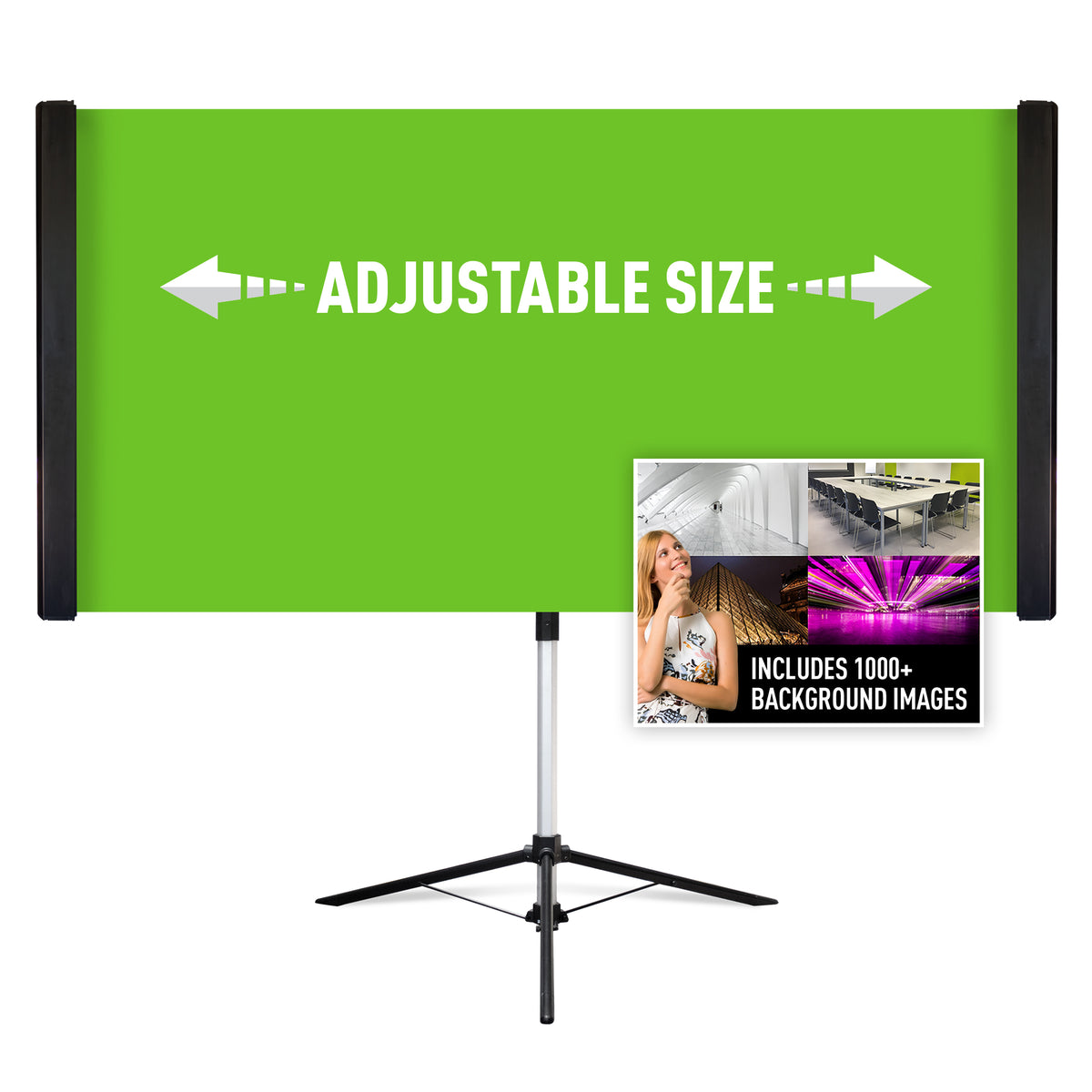 Performer 85 inch Ultra Portable, Expandable Green Screen | Valera ...