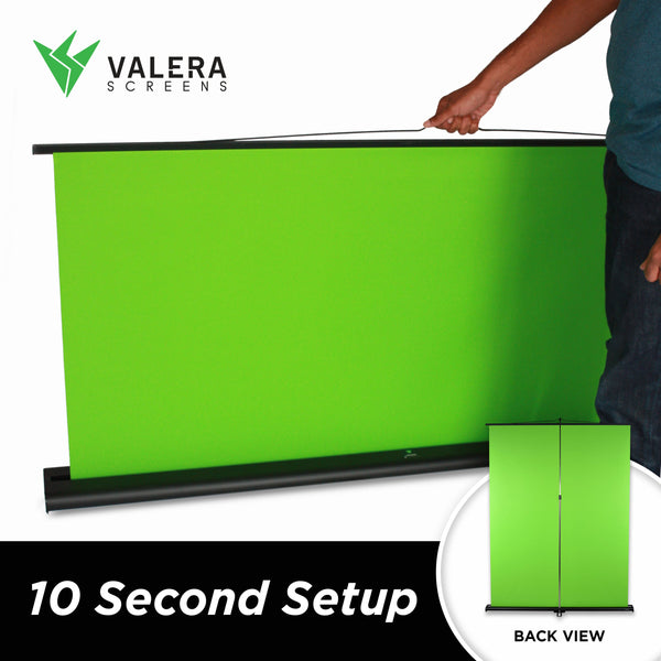 Creator 95-inch Collapsible Retractable Green Screen | Valera - Valera ...